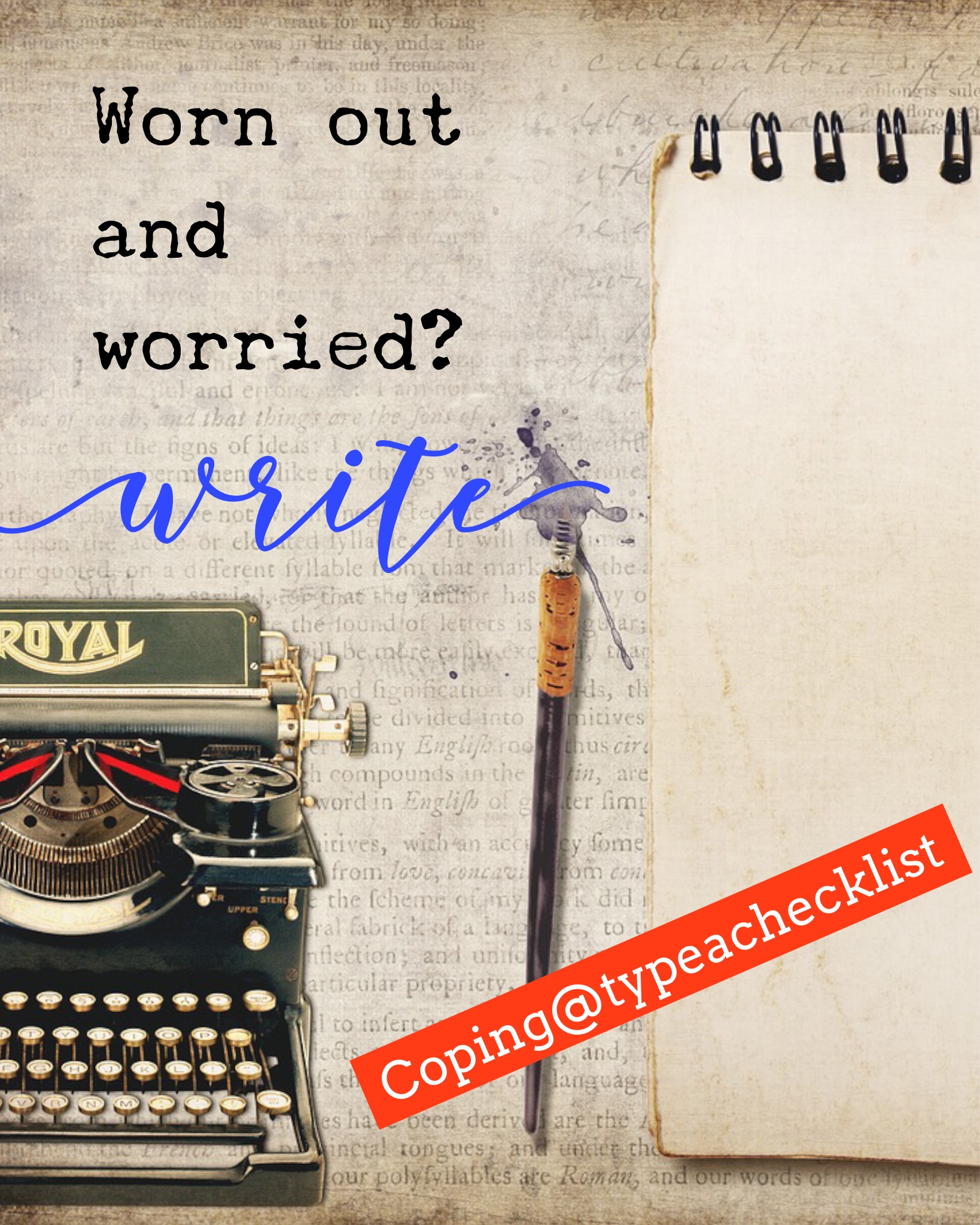 Top Ten Tips on Coping! #6 Write! – Confessions of a Type A Woman